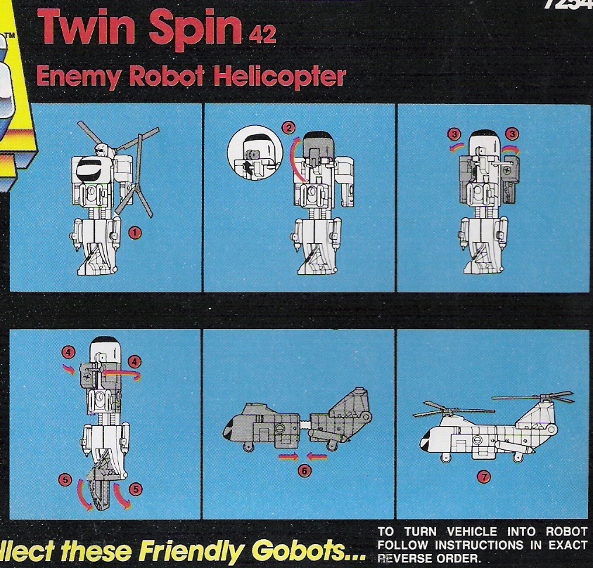 Regular Twin Spin (42) (GoBots, Tonka GoBots, Renegade) | Transformerland.com - Collector's ...